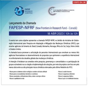 Lançamento da Chamada FAPESP–NFRF (New Frontiers of...